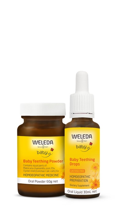 Baby Teething Powder - relief from discomfort of teething - Weleda