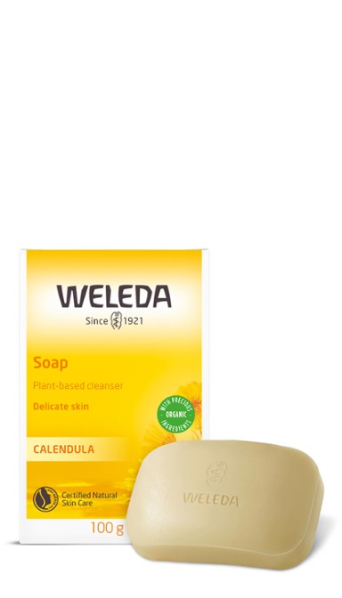 Calendula Soap - natural soap for delicate skin - Weleda