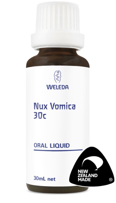 Nux Vomica Liquid - classical homoeopathic medicine - Weleda